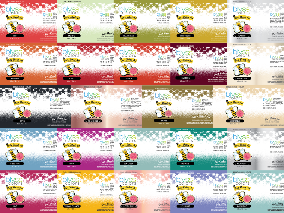 Blyss Colors FULL SET 45 COLORS 15 ml - NEW BOTTLES!!!! | Bee's Baked ...