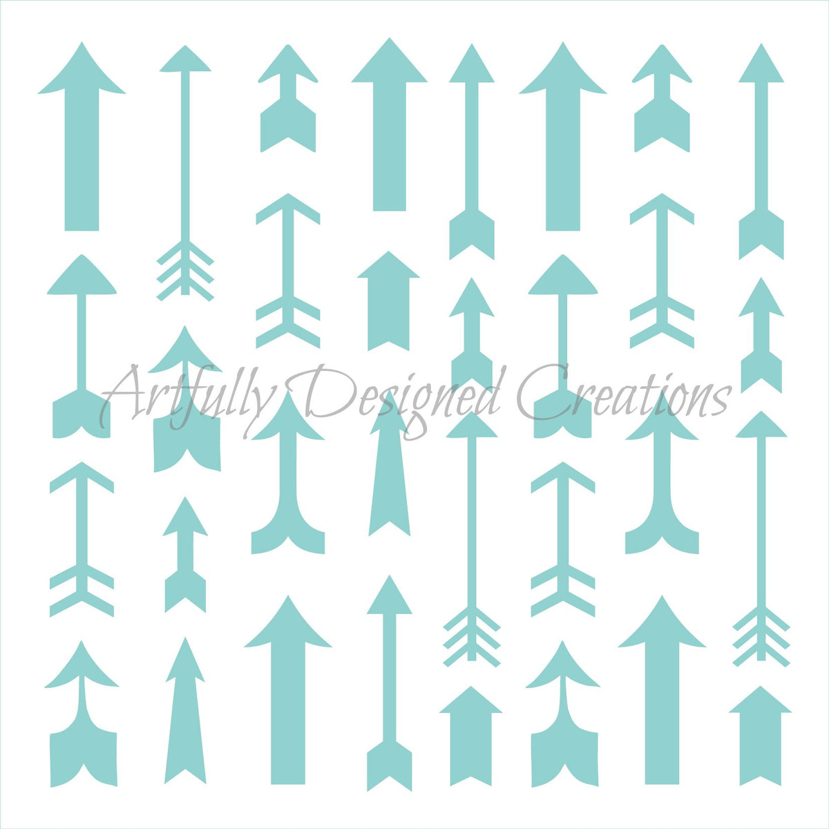 Arrow Stencil | Bee's Baked Art Supplies