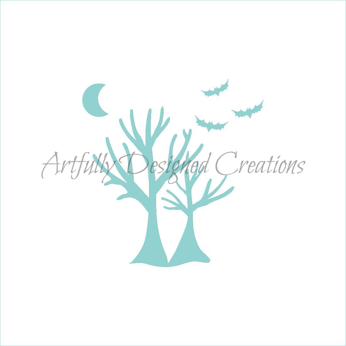 Spooky Tree Stencil | Bee's Baked Art Supplies
