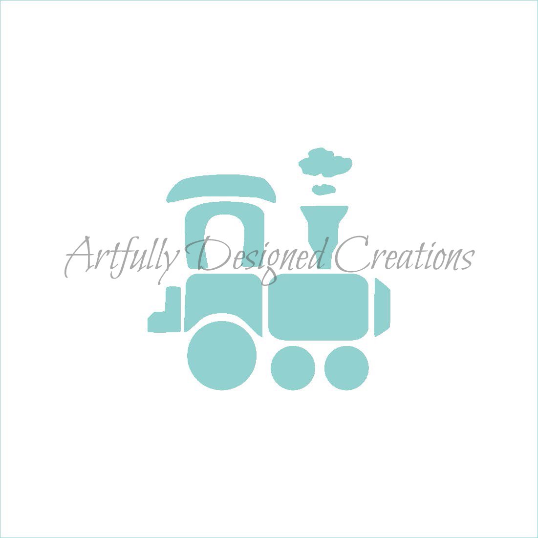Train Stencil | Bee's Baked Art Supplies